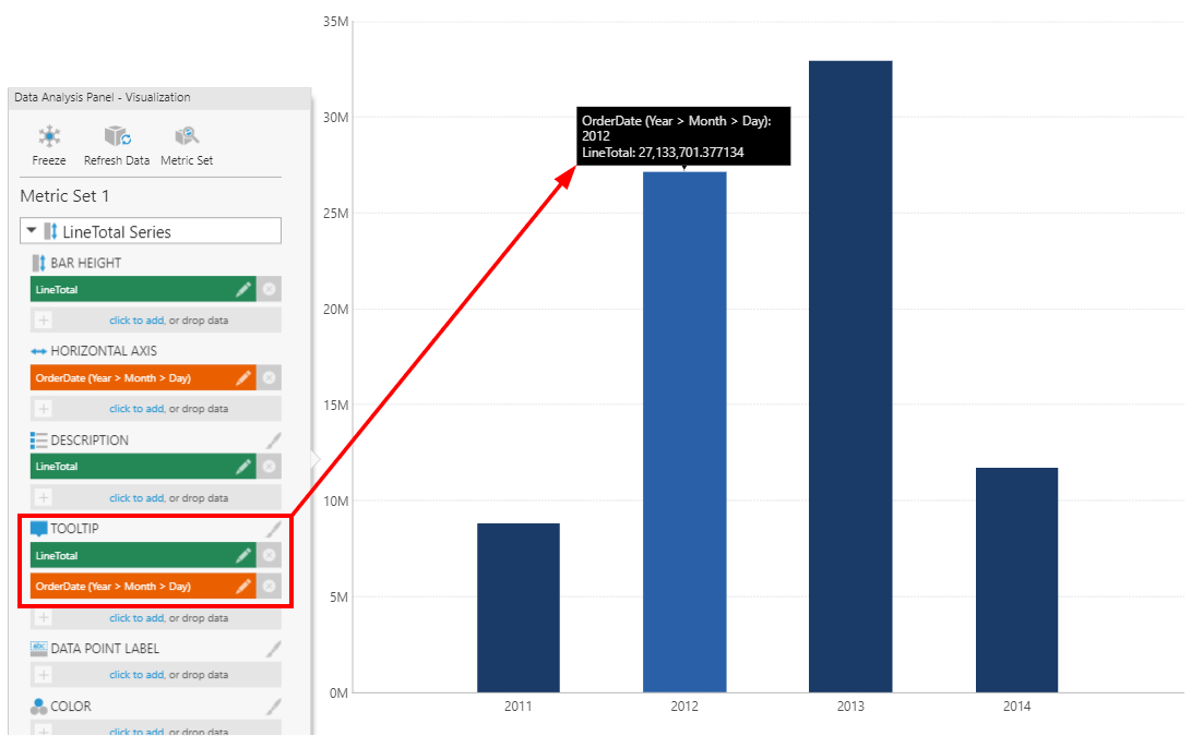 Setting up the visualization | Data Visualizations | Documentation ...