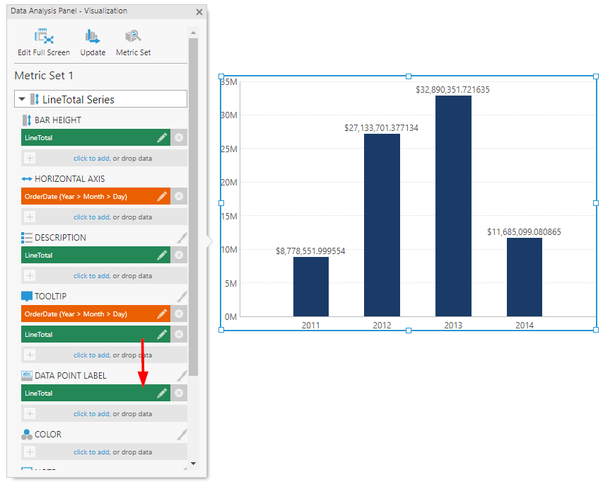 Setting up the visualization | Data Visualizations | Documentation ...