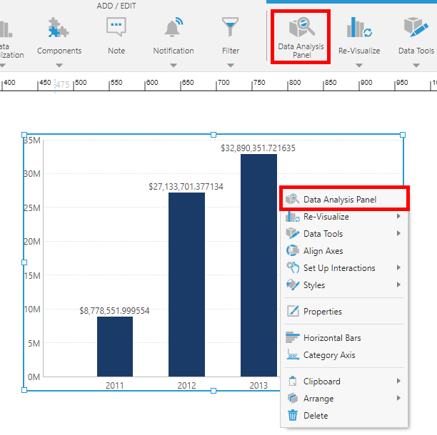 Setting up the visualization | Data Visualizations | Documentation ...