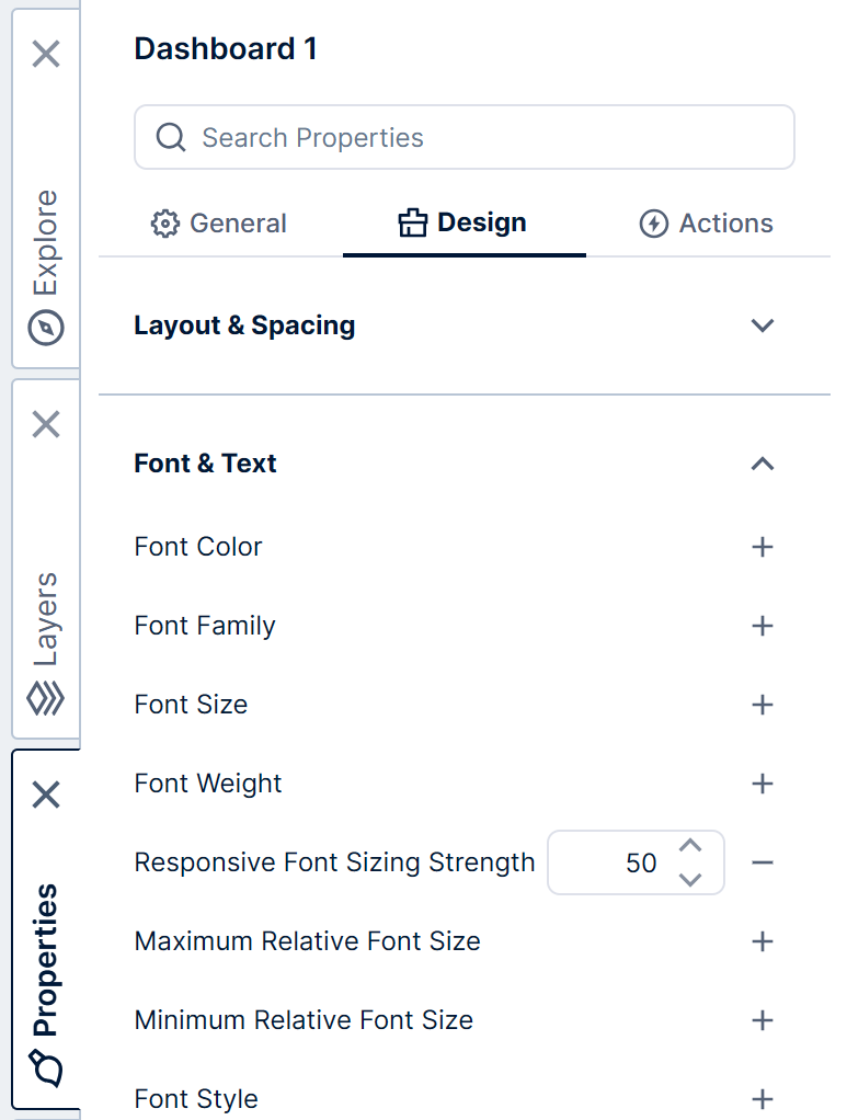 Responsive layout dashboard mode | Create & View Content ...