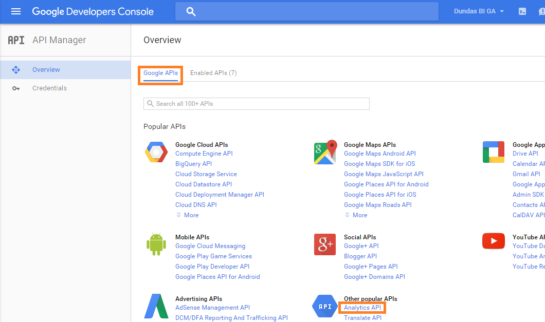 Connecting to Google Analytics | How-To | Connect to Data | Documentation | Learning