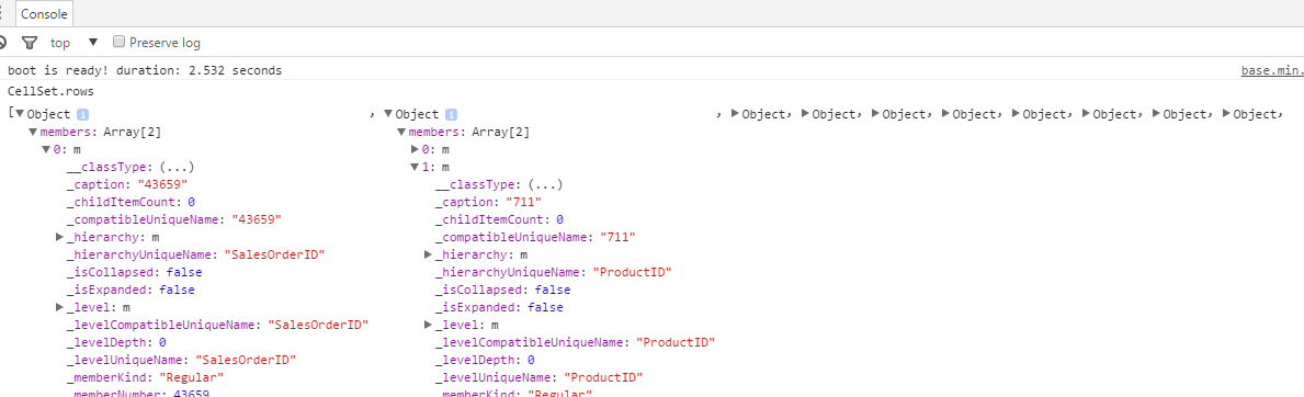 Read data from a visualization by script | How-To | Create & View ...
