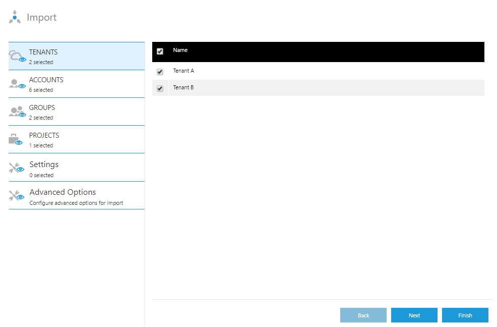 Import And Export A Project Administration Configuration And Customization Documentation 9110