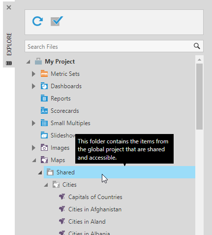Working with projects | Share & Collaborate | Documentation | Learning