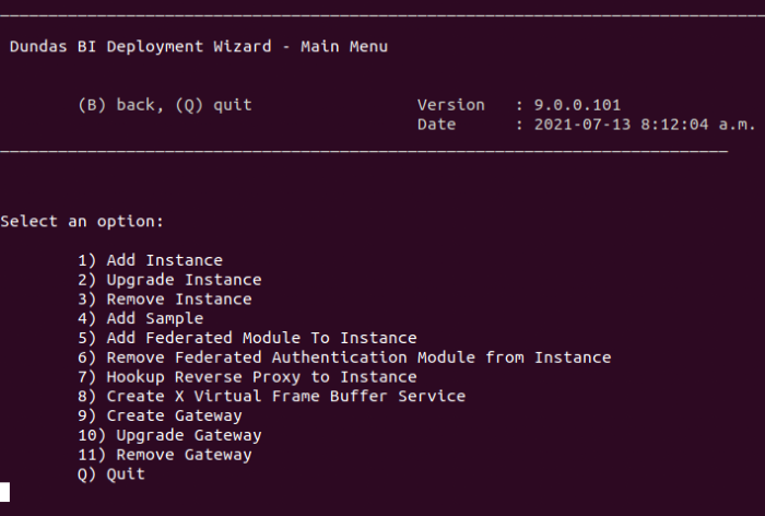 Using a Dundas BI gateway | Installation | Documentation | Learning