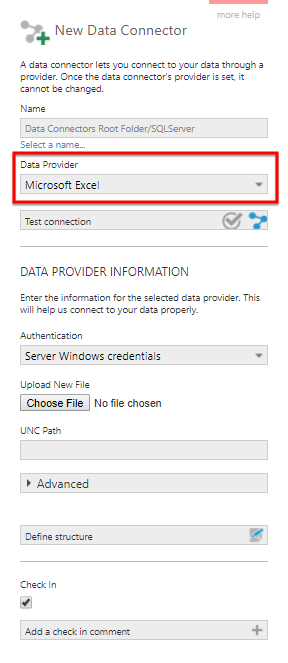 Connecting To Excel How To Connect To Data Documentation Learning