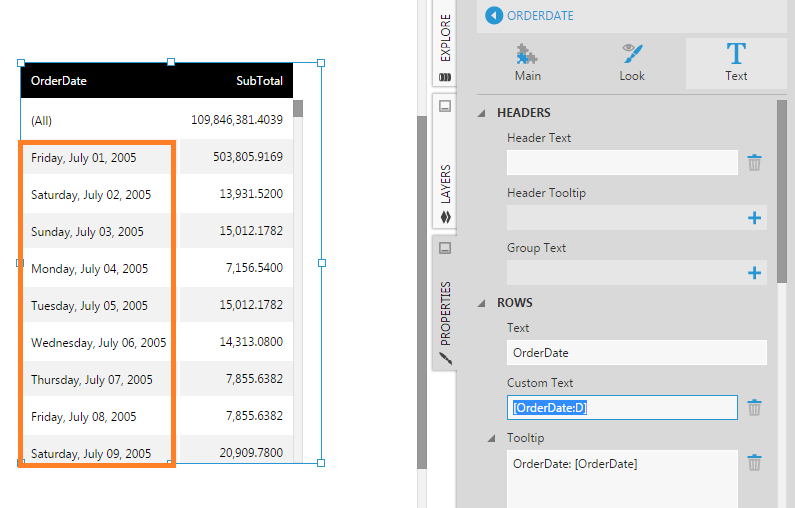 Display Date Only On Column Instead Of Datetime How To Data Visualizations Documentation