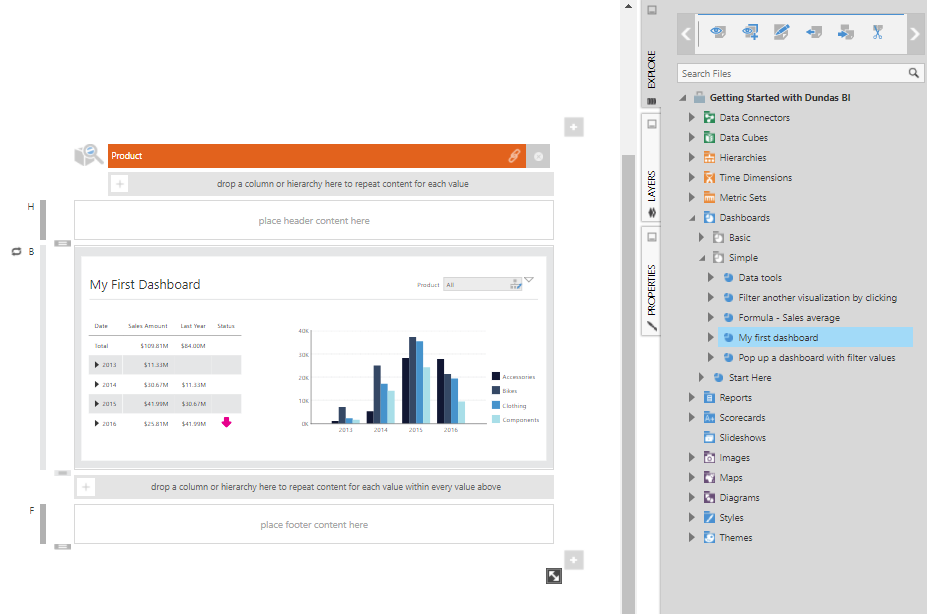 Use a dashboard in a scorecard | How-To | Create & View Content | Documentation | Learning